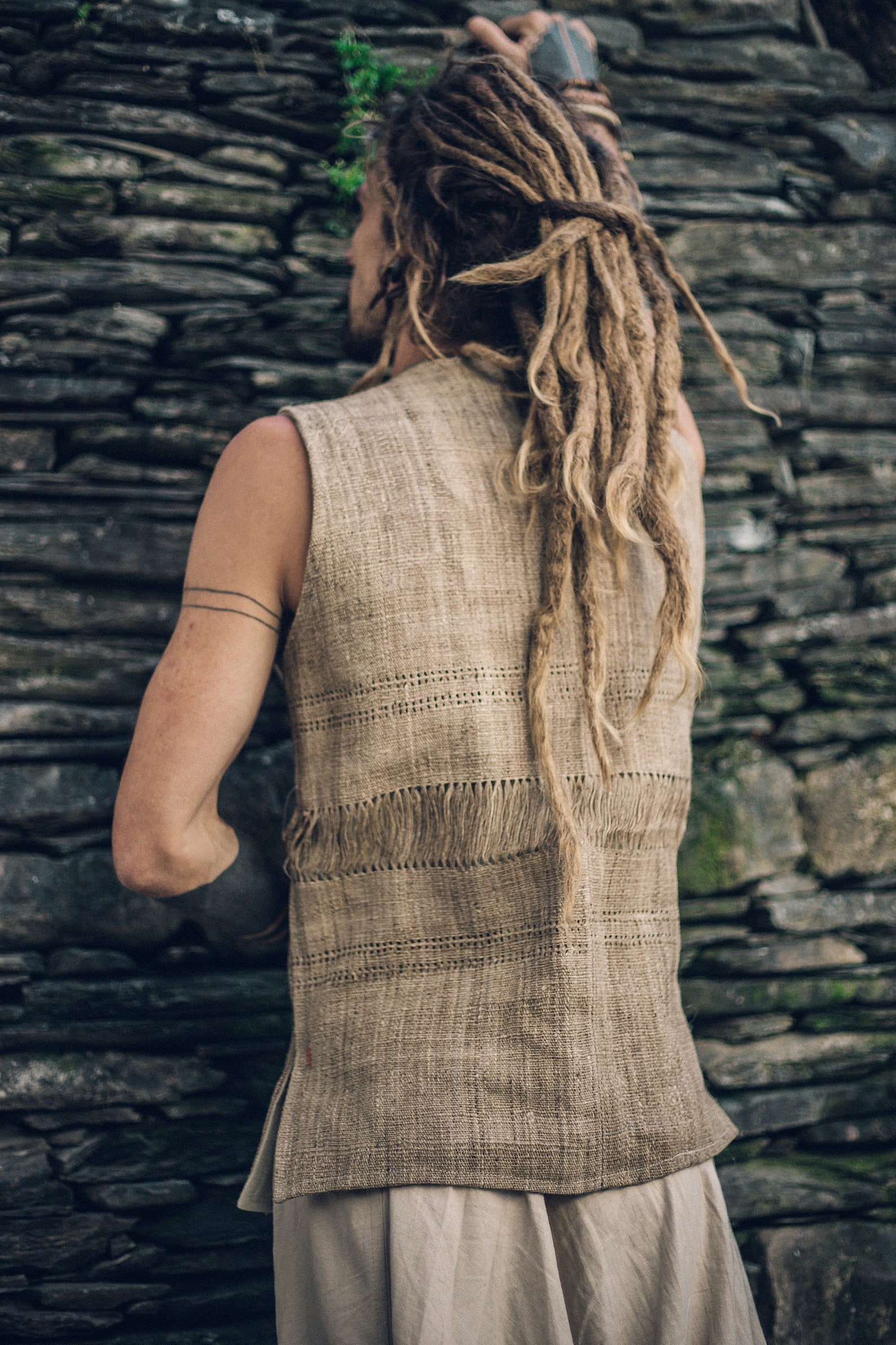 Handwoven Wild Nettle Vest | Etsy