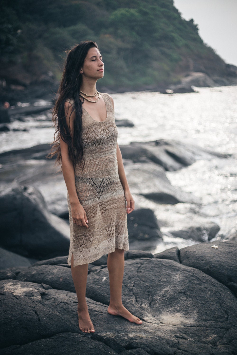 Nettle Yarn Dress Hand-knitted Himalayan Nettle Yarn - Etsy