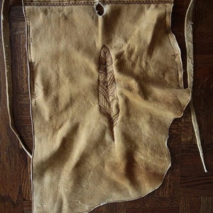 Natural Handmade Deer Hide Panel Skirt ~ - Etsy