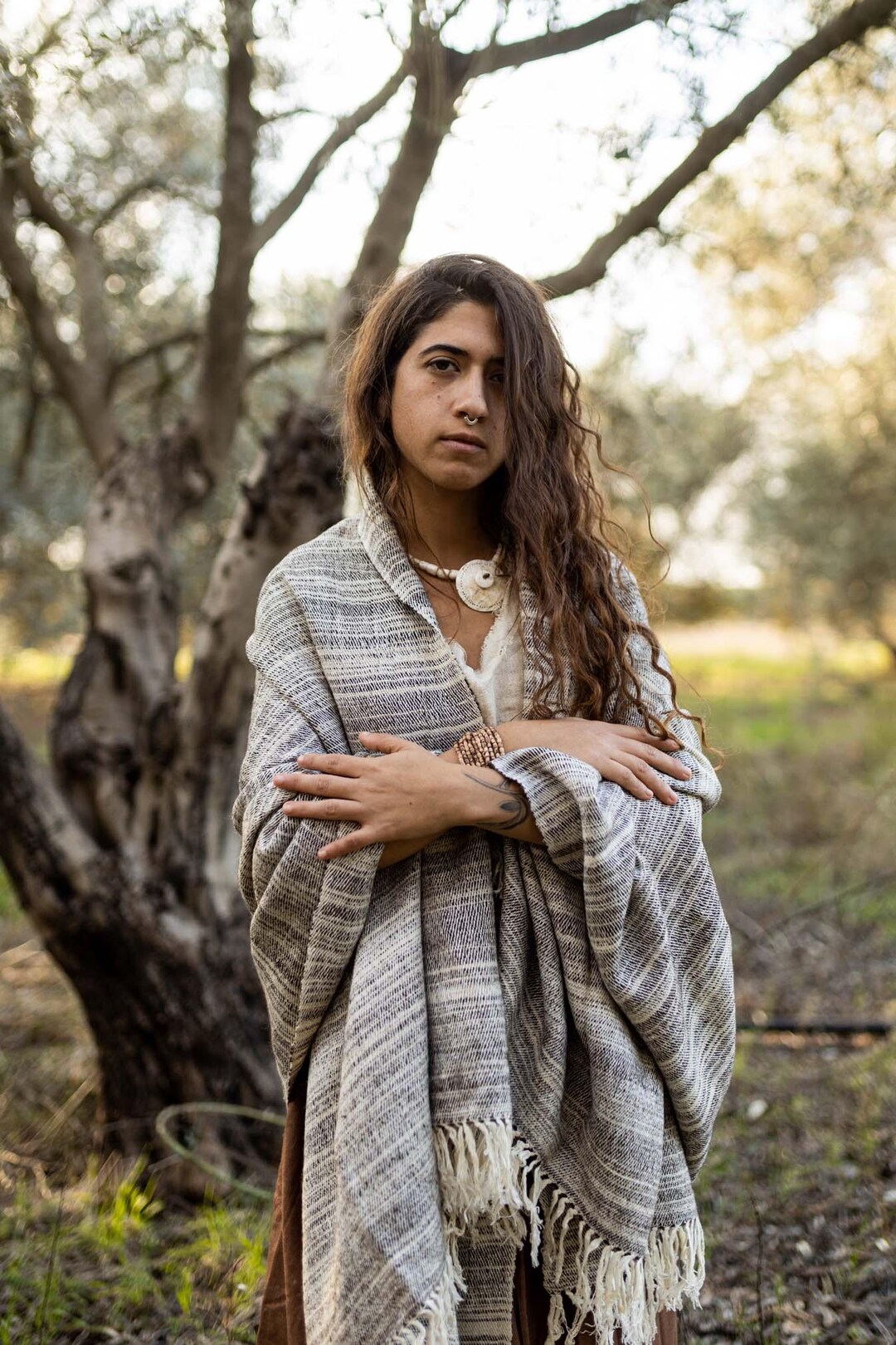 Handwoven Yak Wool Silk Shawl • Traditional Hand-spun Wrap Around - Etsy