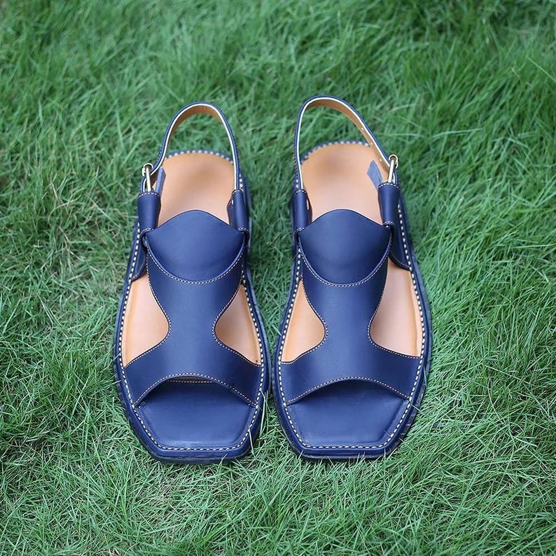 Handcrafted Zalmi Panjidara Chappal | Unisex Peshawari Sandals ...
