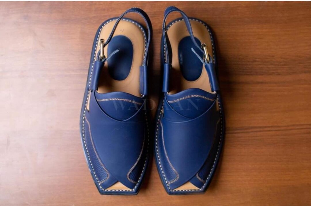 Handmade Kaptaan Chappal From Peshawar | Unique Quality Sandals | Traditional Leather Footwear ...