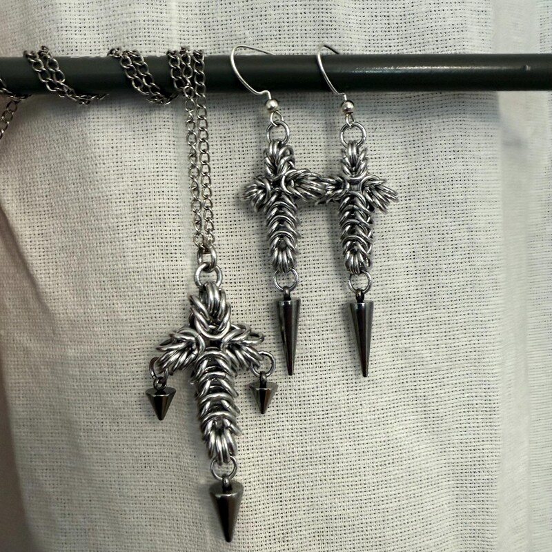 Chainmail Cross - Etsy