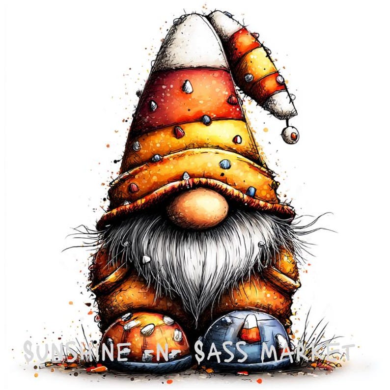 Gnome Grove SVG File & Clip Art – Candy Corn - Clipart for Cricut ...