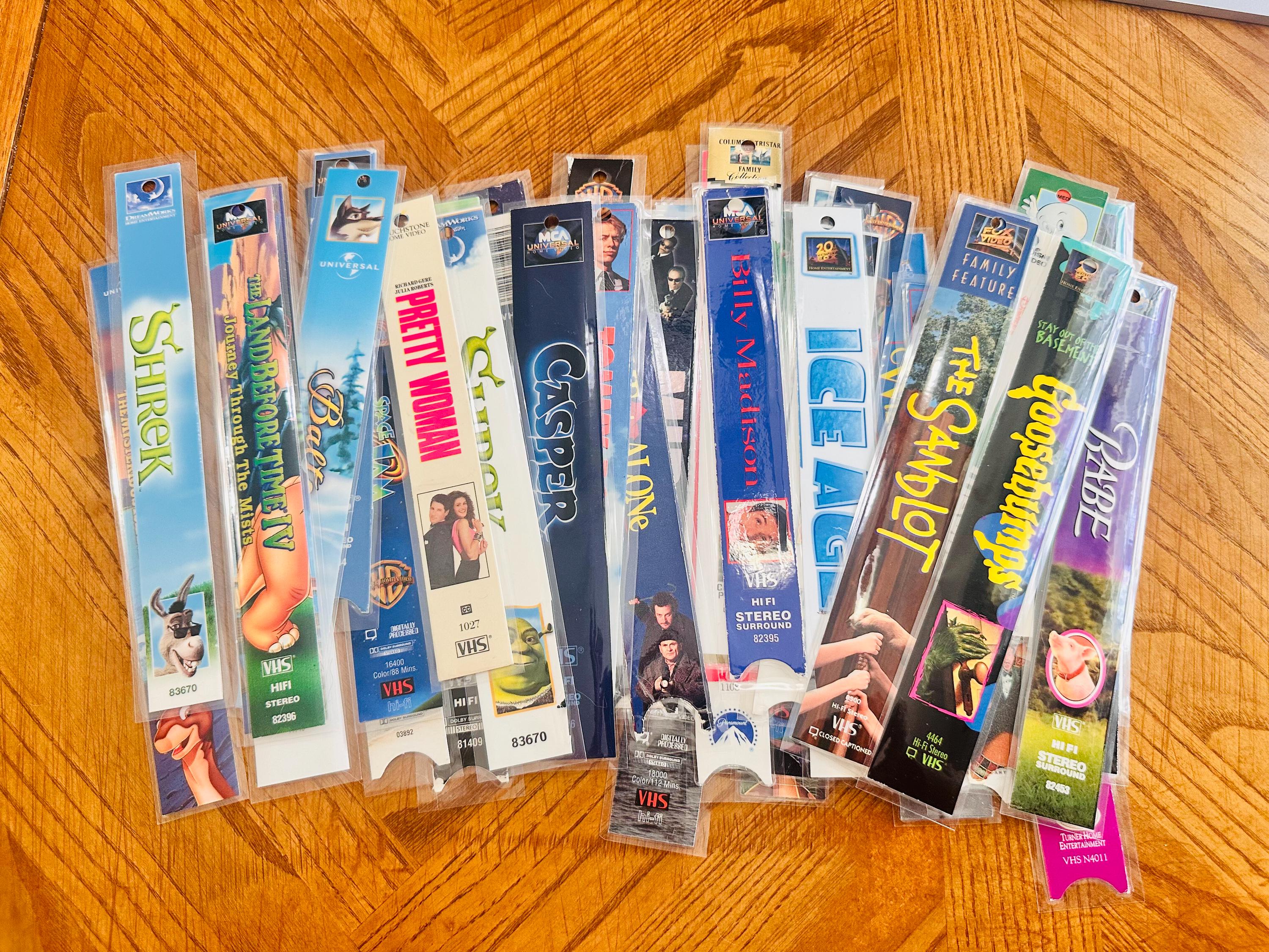 Retro VHS Bookmarks | Vintage-inspired Page Markers | 90s Nostalgia ...