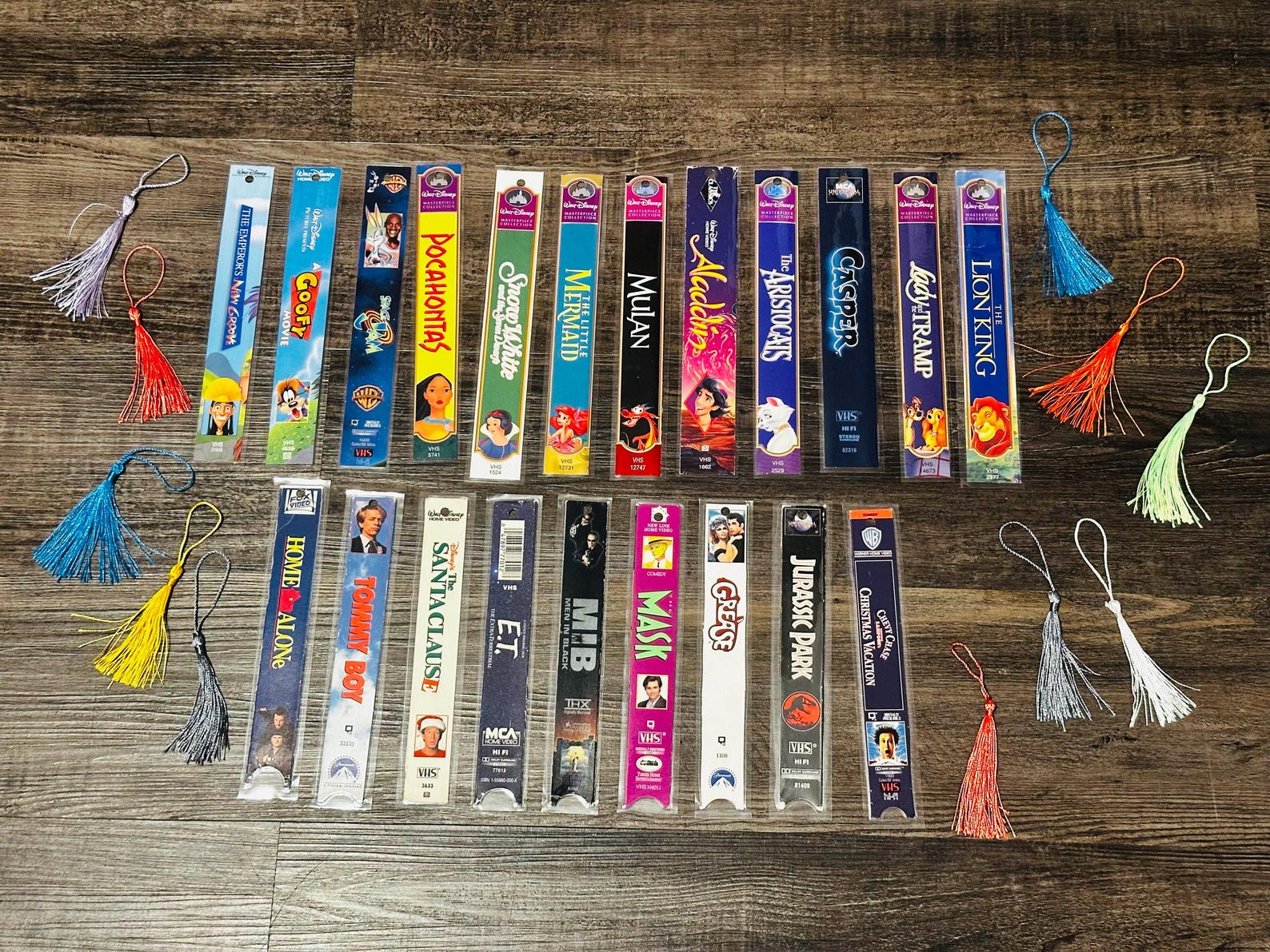 Disney VHS Spine Bookmarks | 90s Nostalgic Movie Gift - Etsy