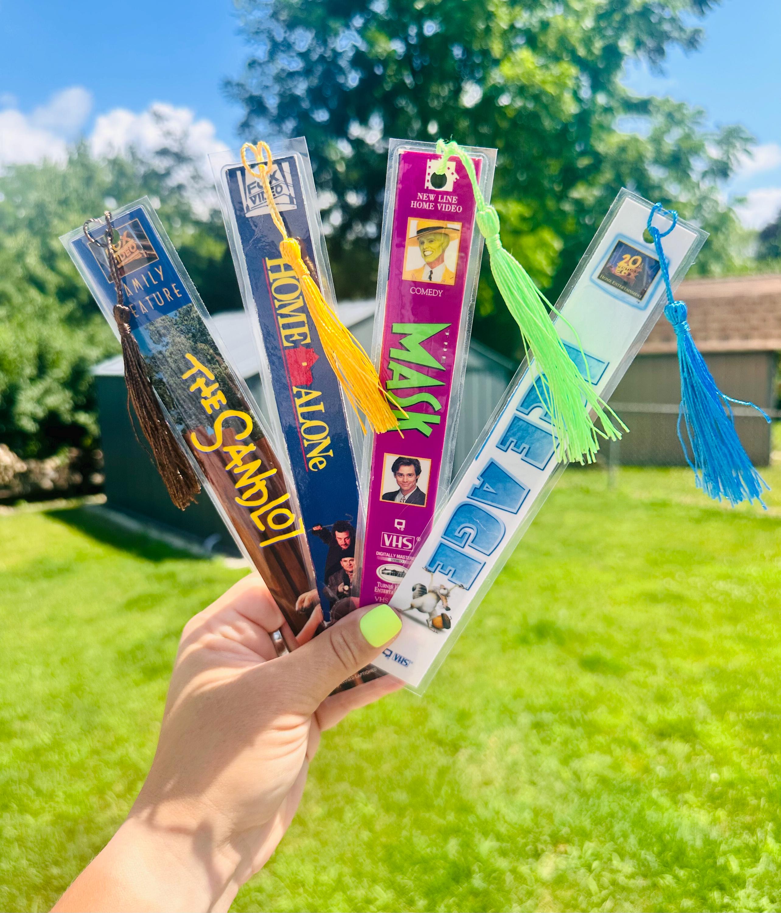 Retro VHS Bookmarks | Vintage-inspired Page Markers | 90s Nostalgia ...
