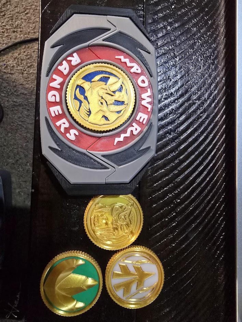 Mighty Morphin Power Rangers 3D Printed Morpher With Magnetic Power ...