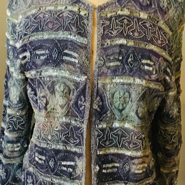 Beaded Jackets - Etsy