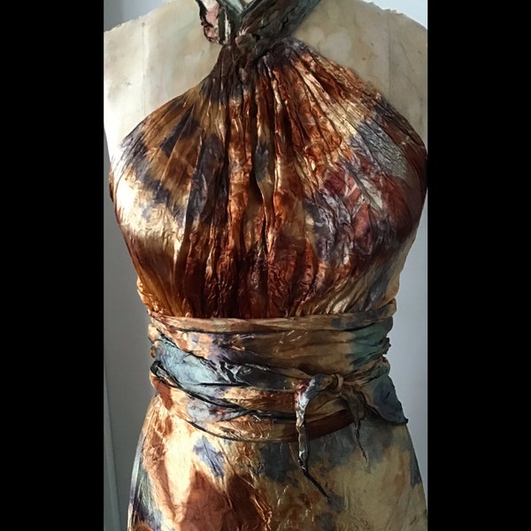 Copper Mother of the Bride Dress - Etsy