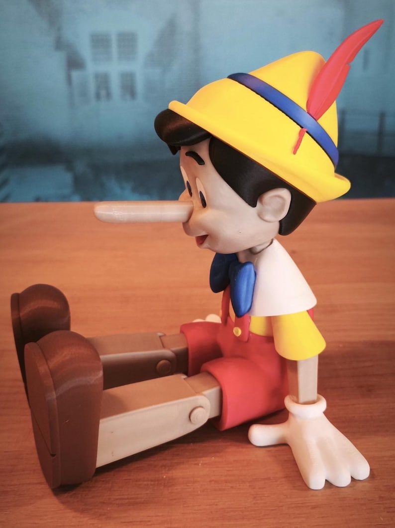 3d Printed Pinocchio (pinocchio) - Etsy