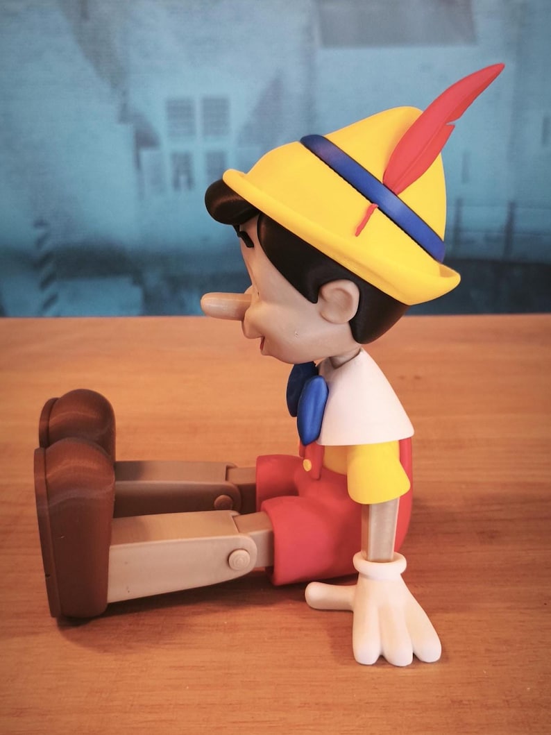 3d Printed Pinocchio (pinocchio) - Etsy