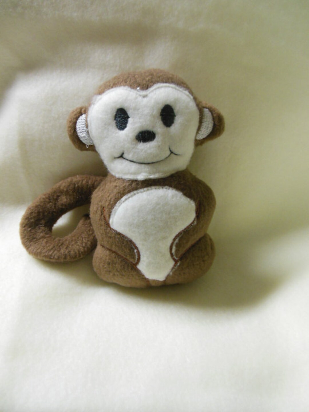 Monkey Stuffie ( in the Hoop Project) - Etsy