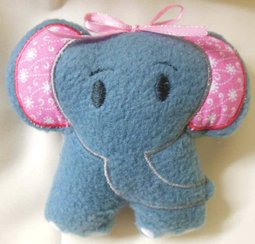 Elephant Stuffie (in the Hoop Project) - Etsy