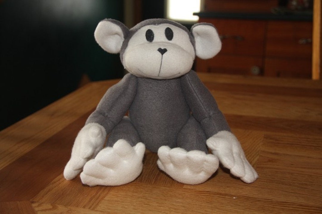 Rufus Monkey (embroidery Machine Pattern) - Etsy