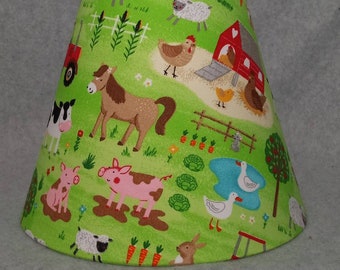 Farm Animal Lamp Shade - Etsy