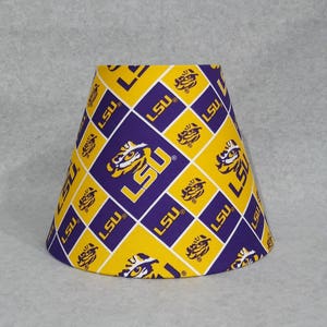 LSU Louisiana State University Tigers Lamp Shade. Shades Are - Etsy