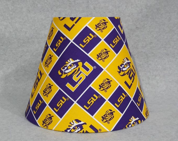 LSU Louisiana State University Tigers Lamp Shade. Shades Are - Etsy