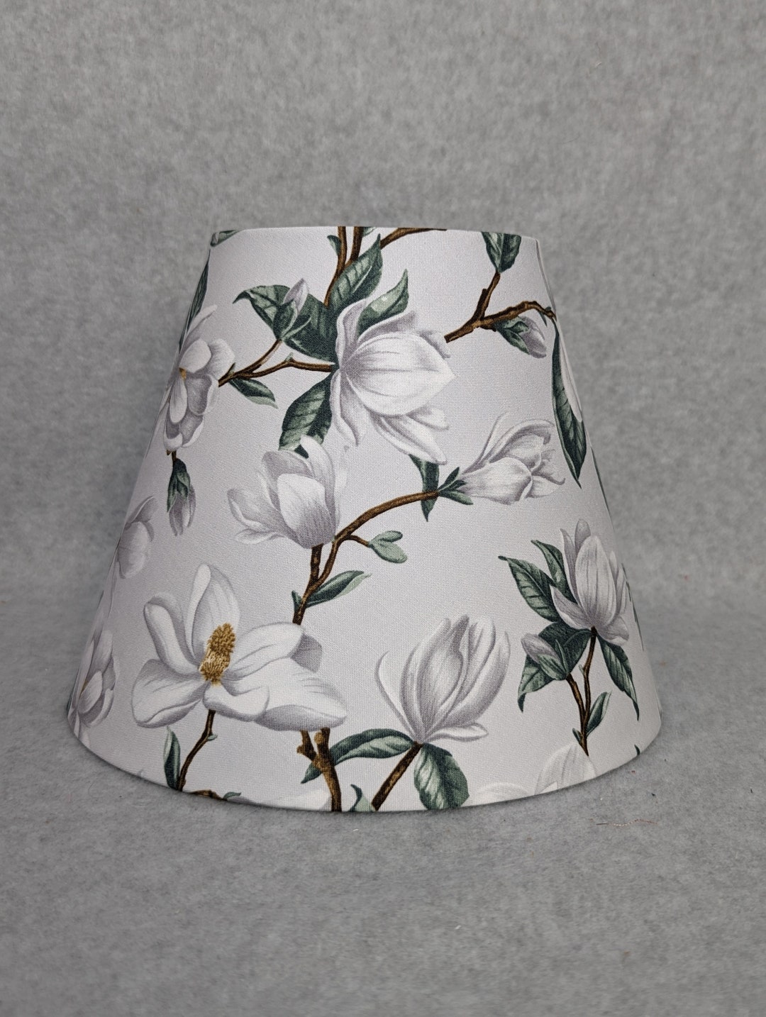 Magnolias on Grey Background Lamp Shade. Magnolia. Gray. Flower. Shades ...