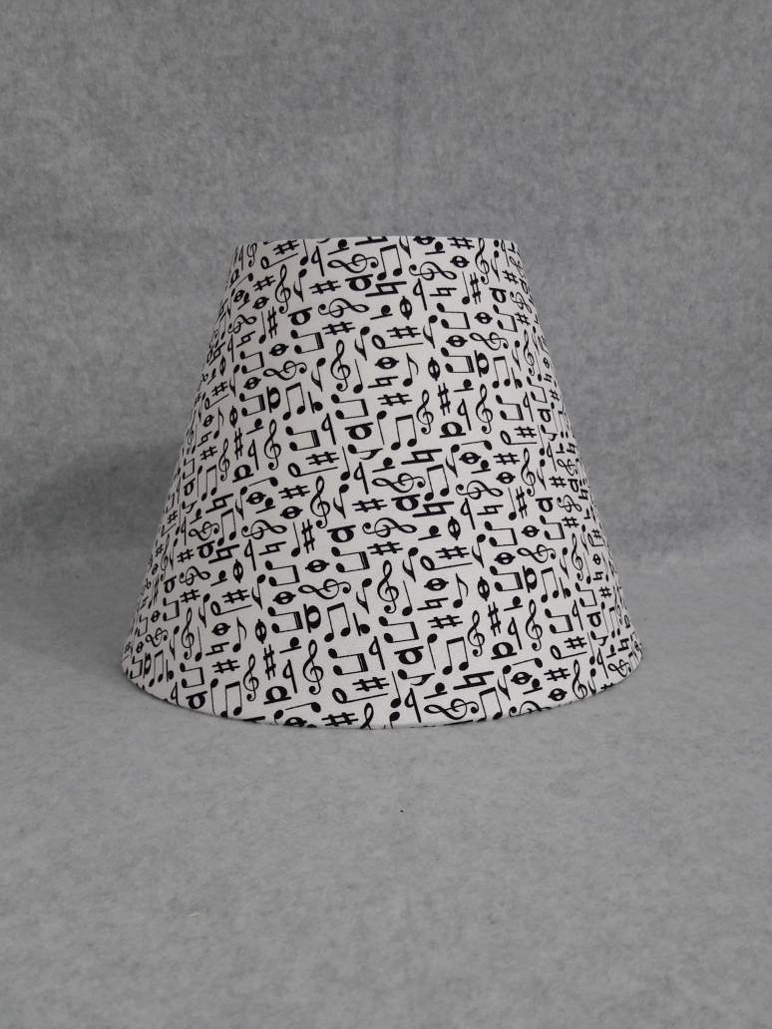 Music, Musical Notes Lamp Shade. Shades Are 9.5" X 5" X 7" Tall - Etsy