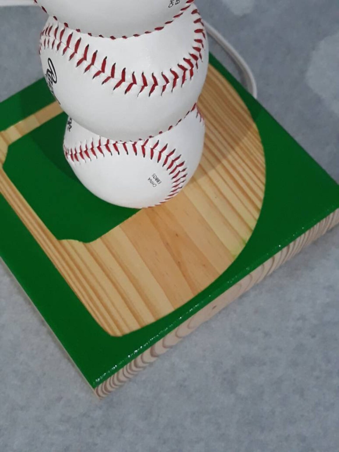 Baseball or Softball Lamp With Baseball/softball Diamond Base. - Etsy