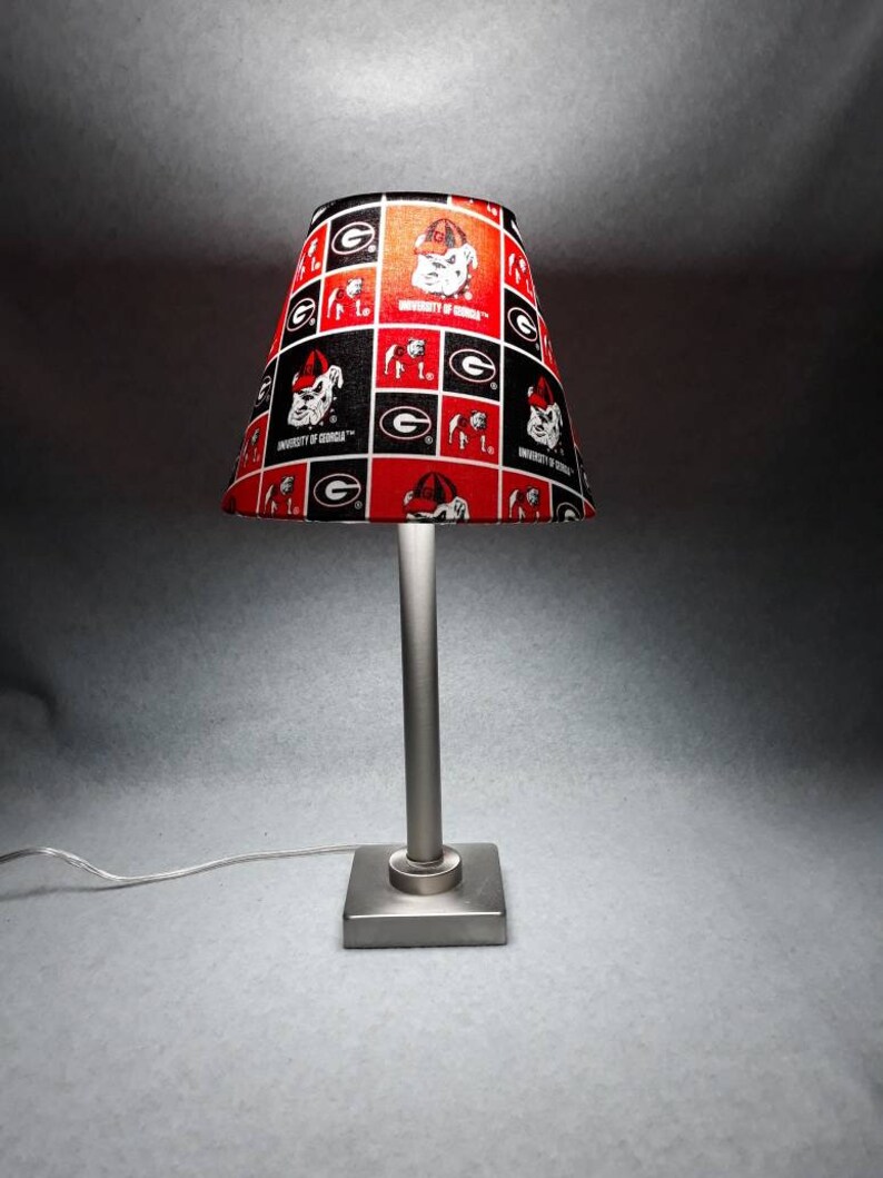 University of Georgia Lamp Shade. Bulldogs. Shades Are - Etsy