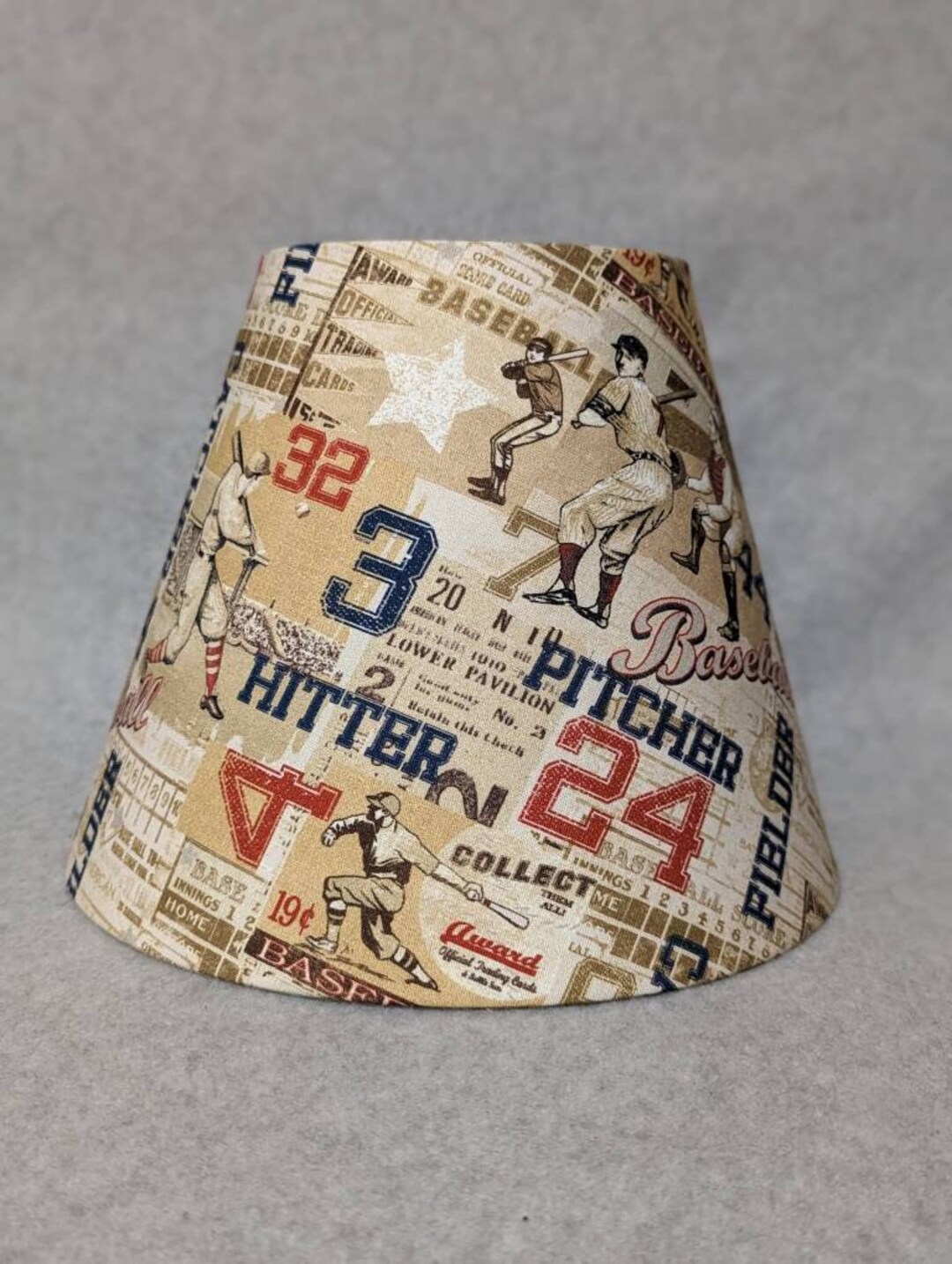 Baseball Lamp Shade. Shades Are 9.5 X 5 X 7 Tall - Etsy