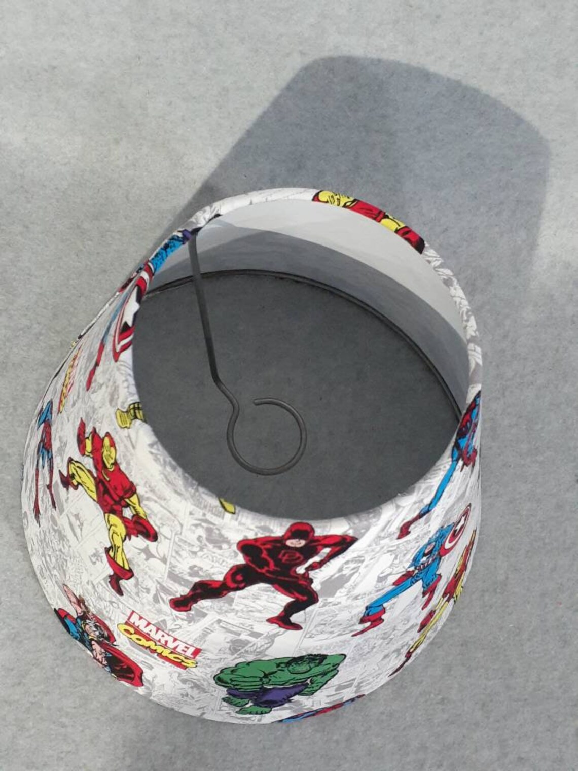 Marvel Super Hero Lamp Shade. Thor Ironman Hulk Captain - Etsy