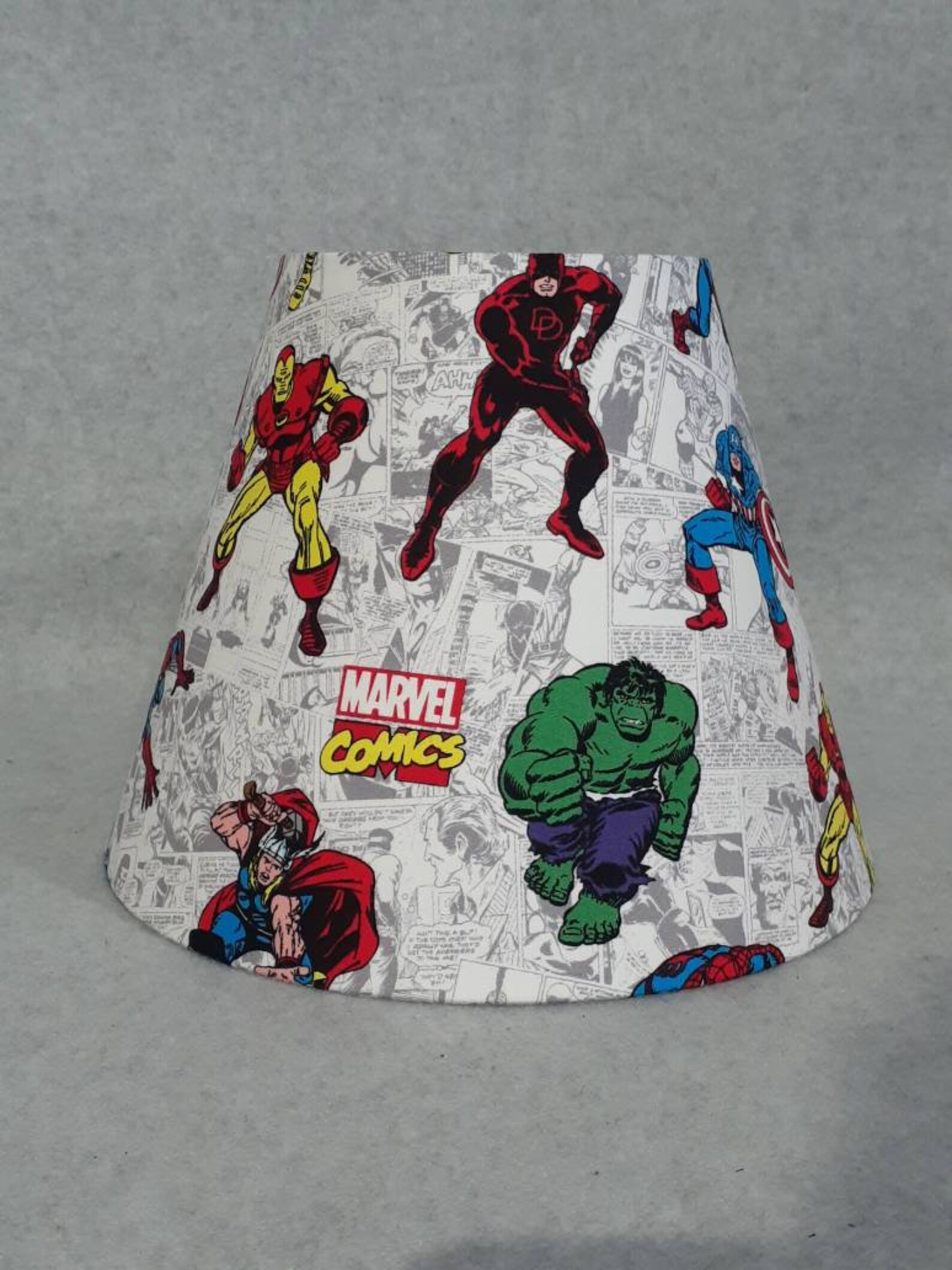 Marvel Super Hero Lamp Shade. Thor Ironman Hulk Captain | Etsy