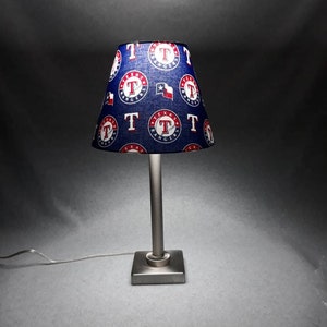Texas Rangers Lamp Shade, Baseball. Shades Are 9.5 X 5 X 7 Tall - Etsy