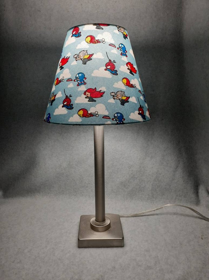 Marvel Lamp Shade. Kawaii Style. Thor Captain America - Etsy
