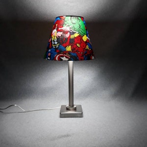 Marvel Lamp Shade. Thor, Captain America, Hulk, Ironman, Spiderman ...