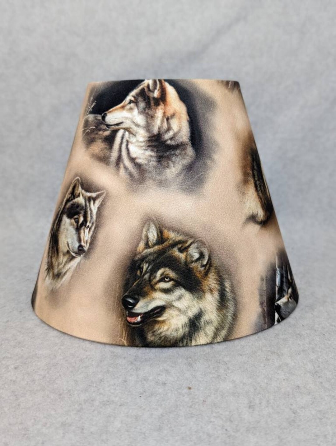 Wolves Lamp Shade. Wolf. Wolves Are Randomly Placed on Shades. Shades ...