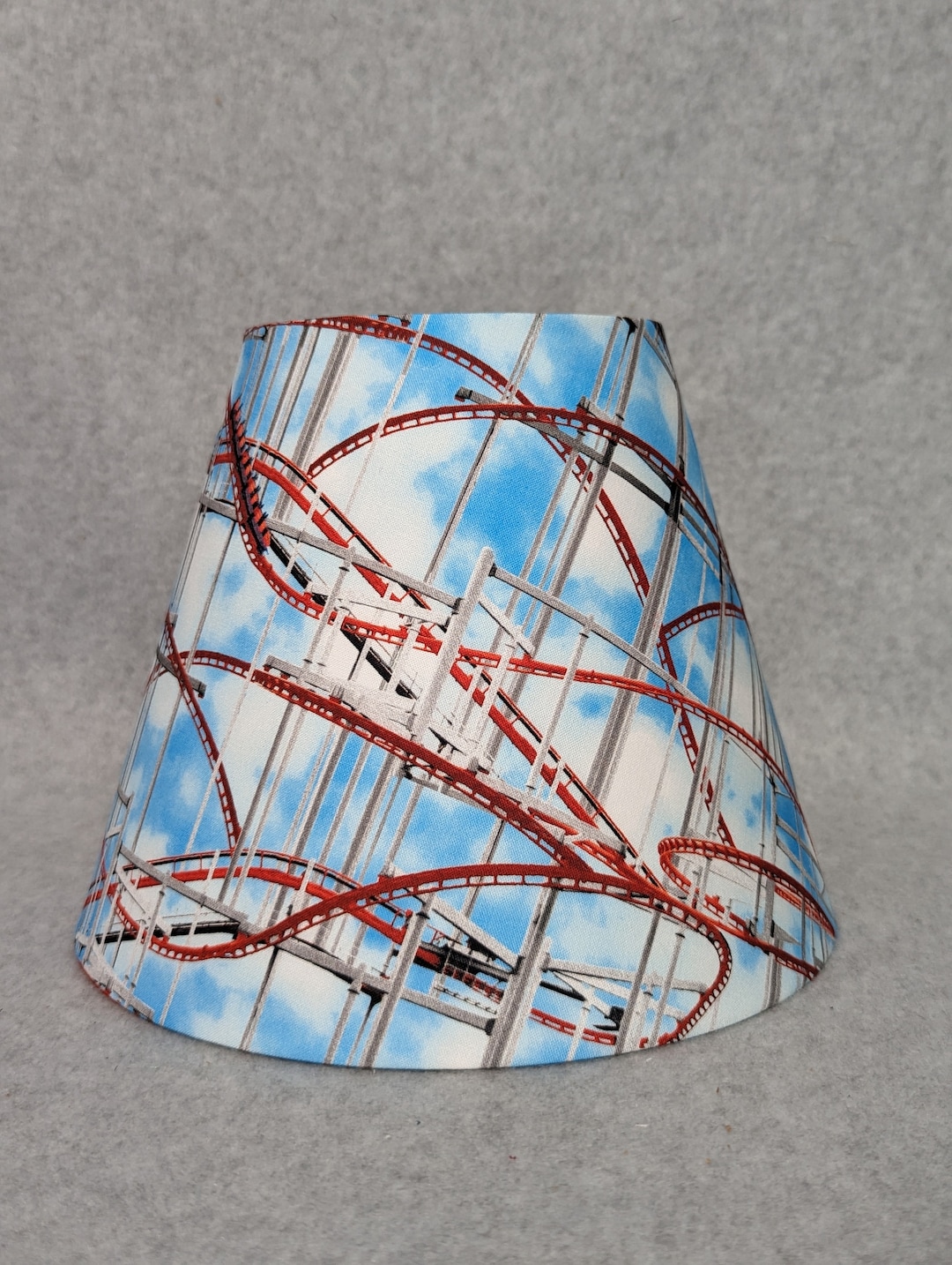 Roller Coaster Lamp Shade. Rollercoaster. Track. Shades Are 9.5" X 5" X ...