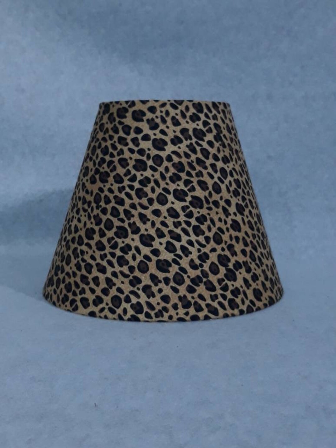 Leopard Print Lamp Shade. Safari. Cheetah. Shades Are 9.5" Wide at the ...