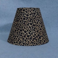Handmade Velvet Luxe Leopard Print Portable Lamps. 3 Sizes Available ...