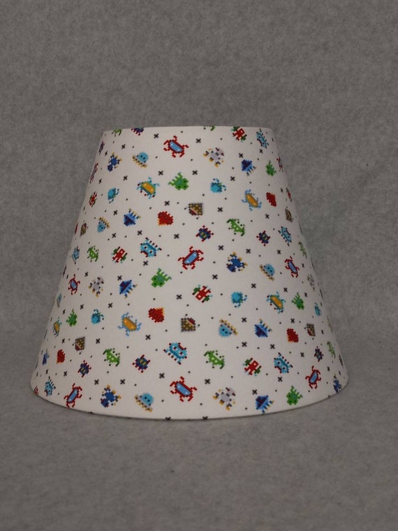 Space Invaders lamp shade. Alien. Game. Atari. Retro. - Etsy Nederland