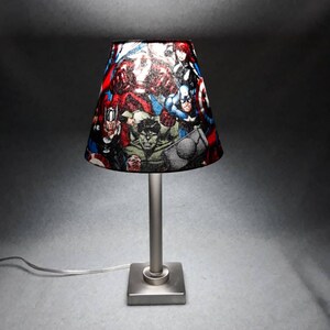 Marvel Lamp Shade. Thor, Captain America, Hulk, Ironman, Black Widow ...