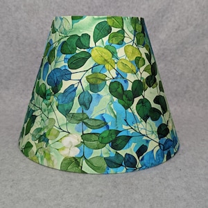 Colorful Branches and Leaves Lamp Shade. Leaf. Shades Are 9.5" X 5" X 7 ...