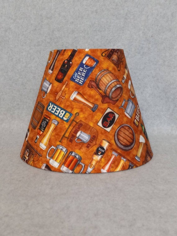 Beer Lamp Shade. Alcohol. Keg. Barrel. Bar. Shades Are | Etsy