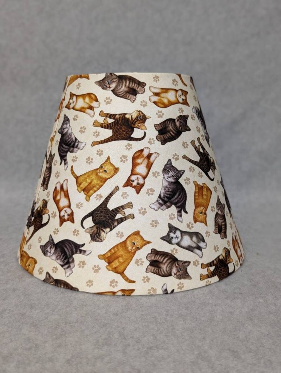 Cat, Kitten Lamp Shade, Playful. Cats. Kittens. Shades Are 9.5" X 5" X ...