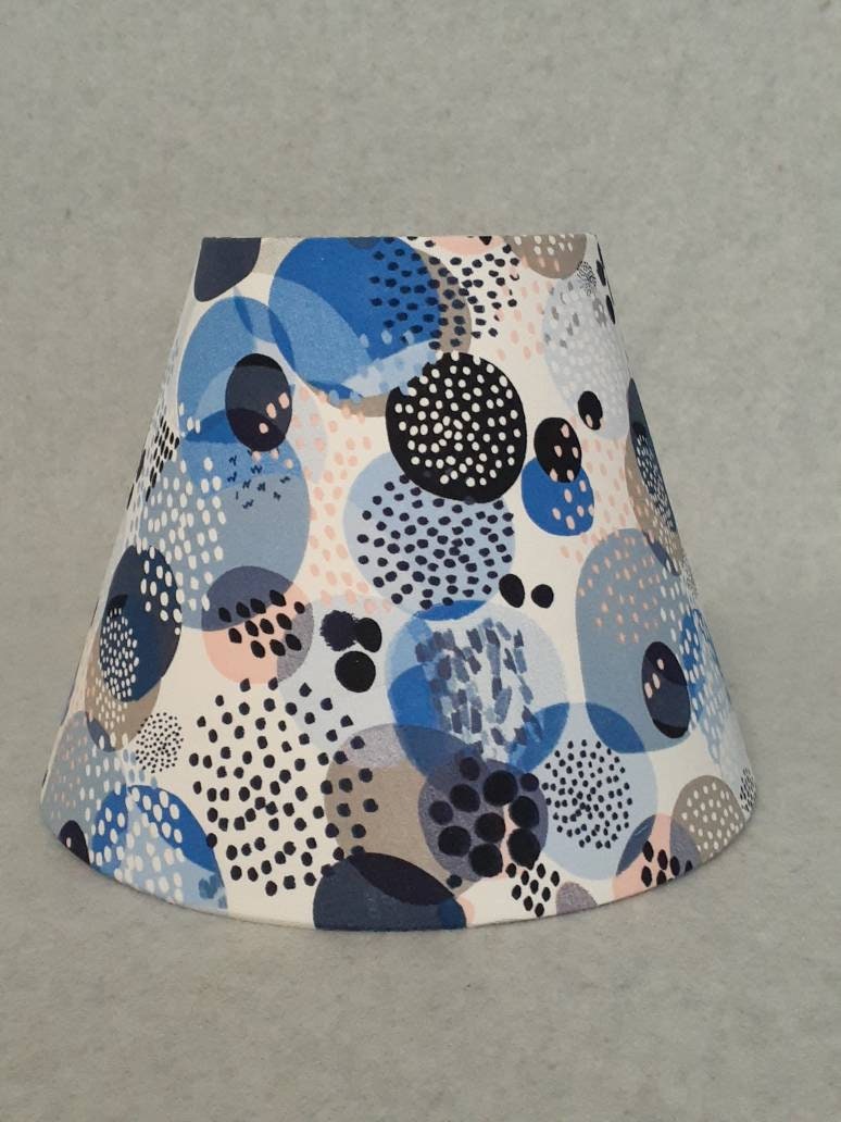 Colorful abstract lamp shade. Painted look. Shade is 9.5 | Etsy