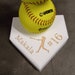 Softball Lamp. Made With Real Softballs. Yellow Balls. - Etsy