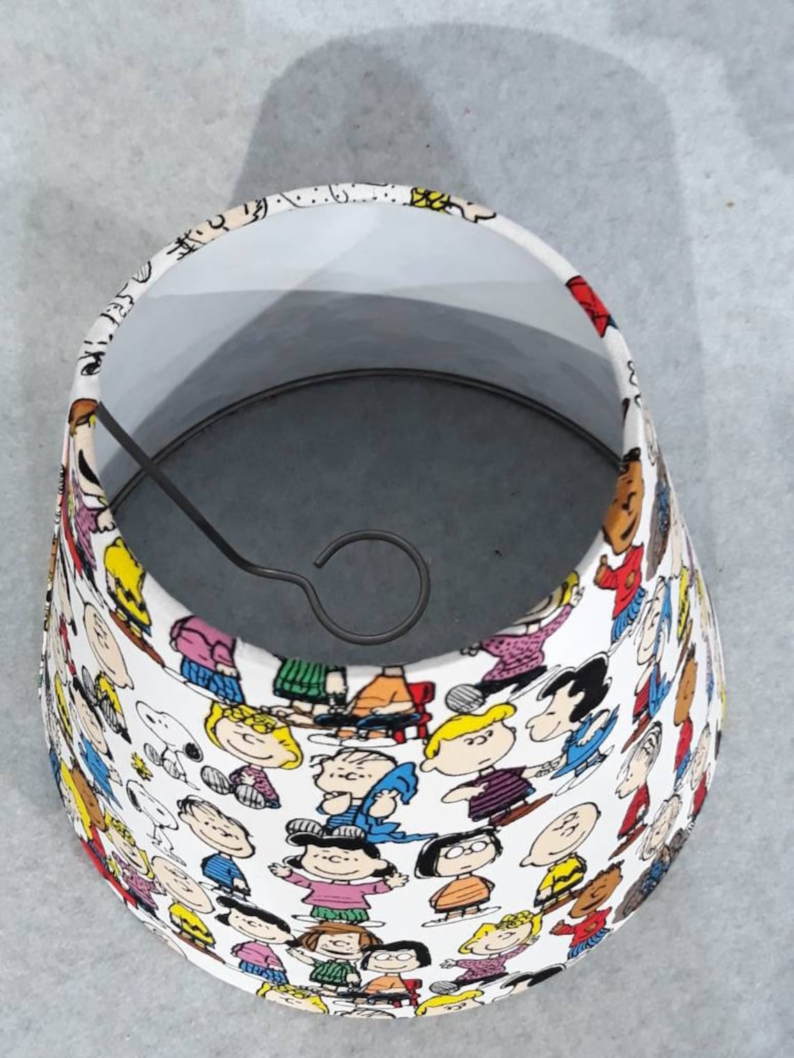 Peanuts Lamp Shade. Snoopy. Charlie Brown. Shade is 9.5" Wide at the ...