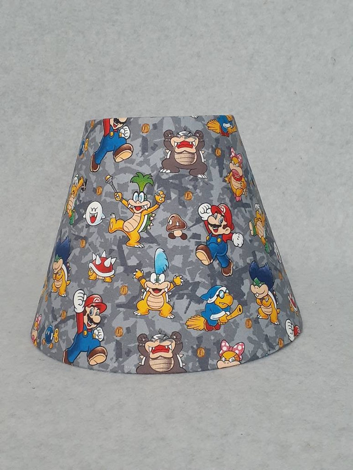 Super Mario 3. Koopa kids lamp shade Nintendo. Shades are | Etsy