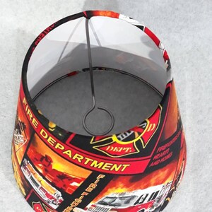 Firefighter Lamp Shade. Fire Department. Firetruck. Shades Are 9.5" X 5 ...
