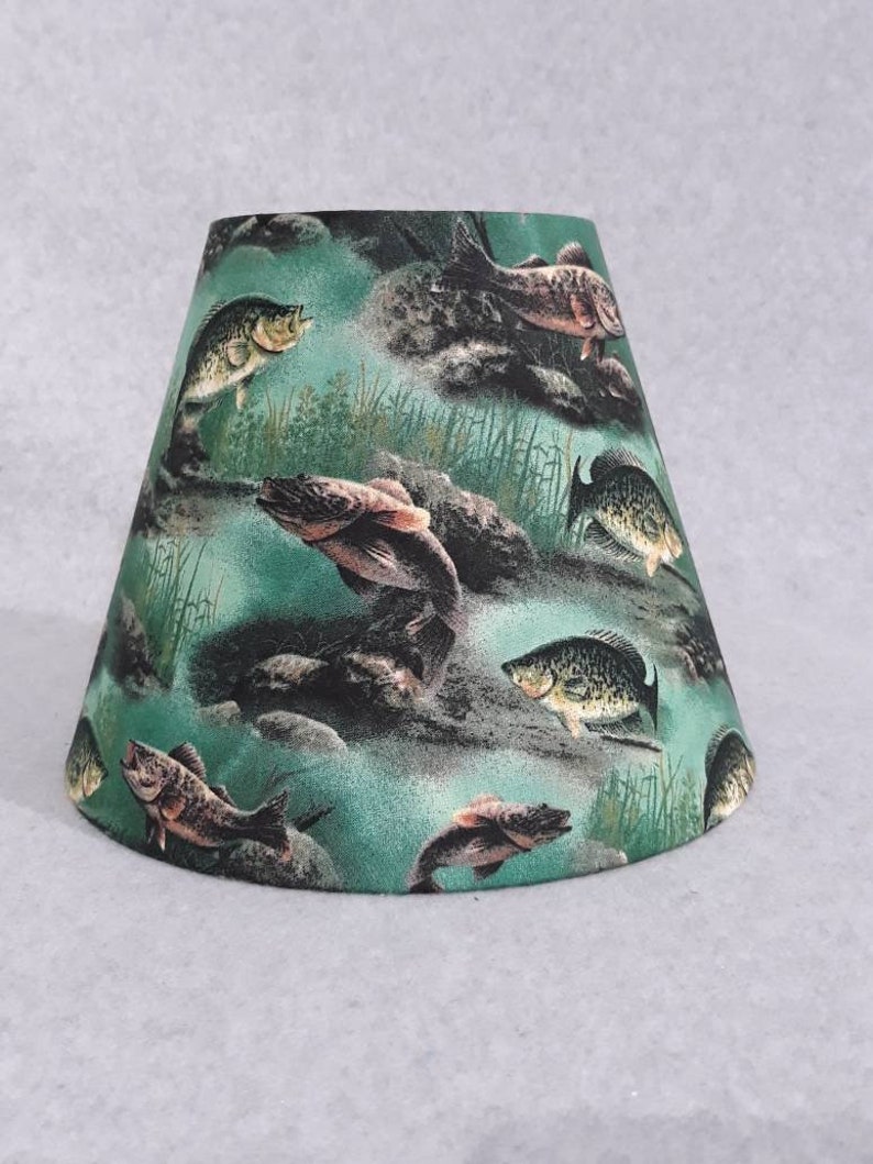 Fishing. Walley, Crappie Lamp Shade. Shades Are 9.5" X 5" X 7" Tall - Etsy