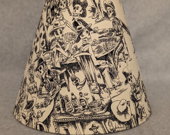 Skeleton Saloon Lamp Shade, Skeleton, Skulls. Dead. Deadwood Saloon ...