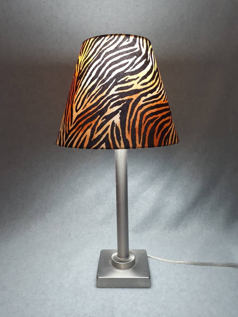 Tiger Stripes Print Lamp Shade. Safari. Shades Are 9.5 | Etsy