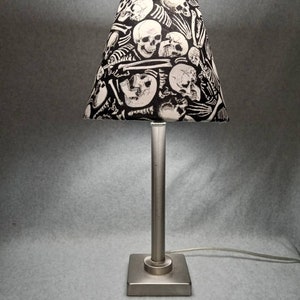 Skull and Bones Lamp Shade, Skeleton, Skulls. Shades Are 9.5 X 5 X 7 ...